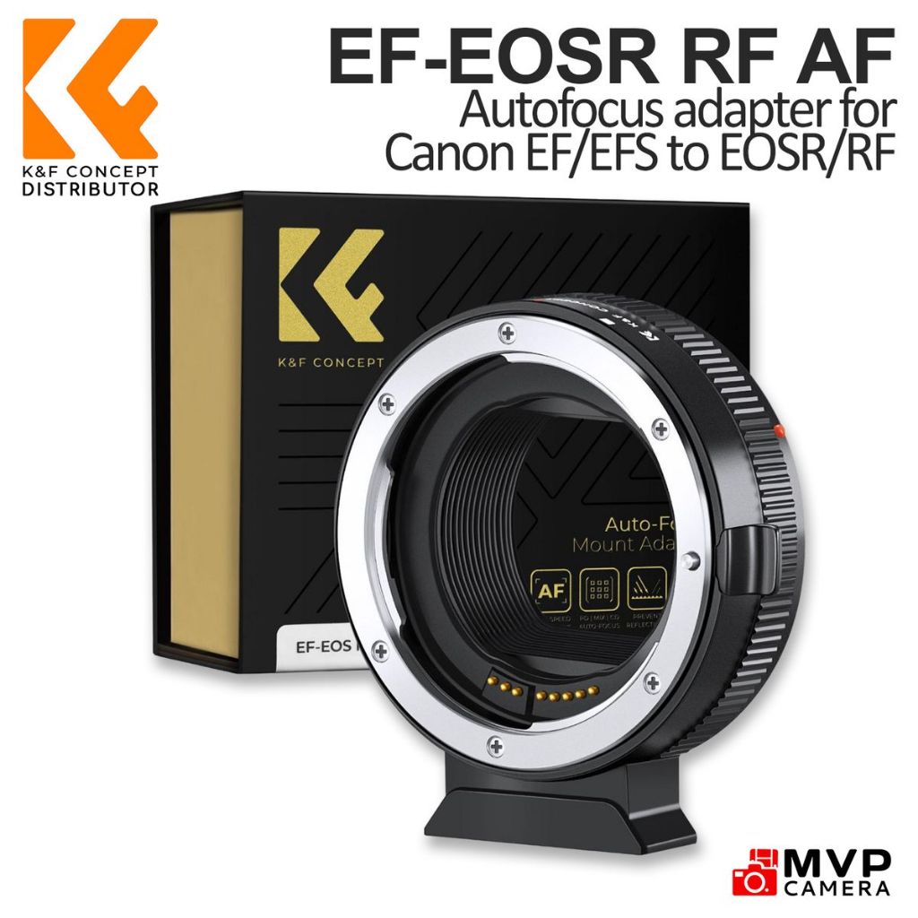 K&F KF CONCEPT AF Autofocus Adapter EF EFS to Canon EOSR RF RP KF06.520 MVP CAMERA | Shopee ...