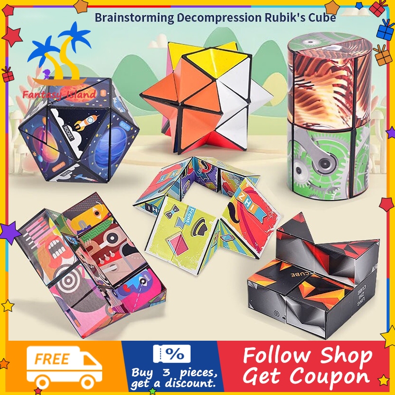 Fantasy Island toys for kids rubiks cube toy rubiks cube magnetic rubik ...