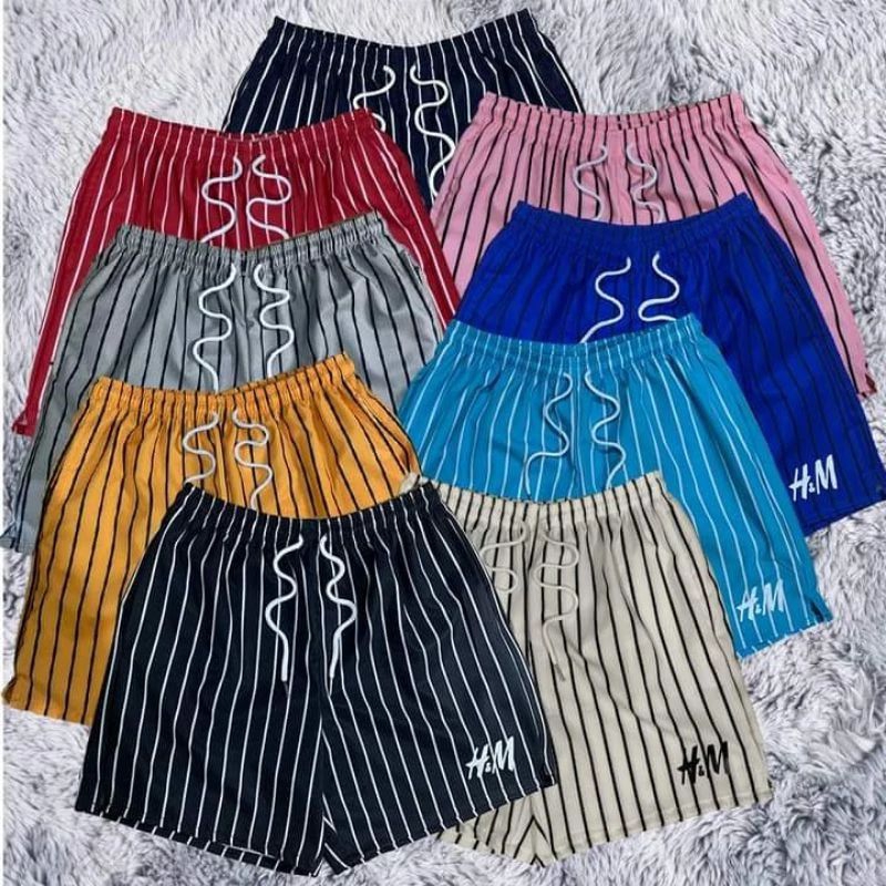 TASLAN SHORT STRIPE FOR MEN(6pcs) | Shopee Philippines