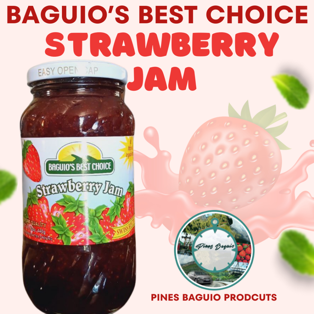 Baguio's Best Choice Strawberry Jam | Shopee Philippines