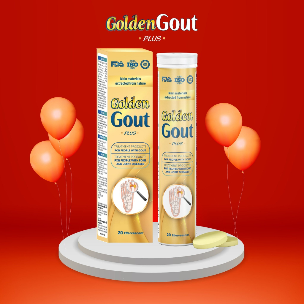 Golden Gout PLUS Effervescent Tablet for Gout Problem | Shopee Philippines