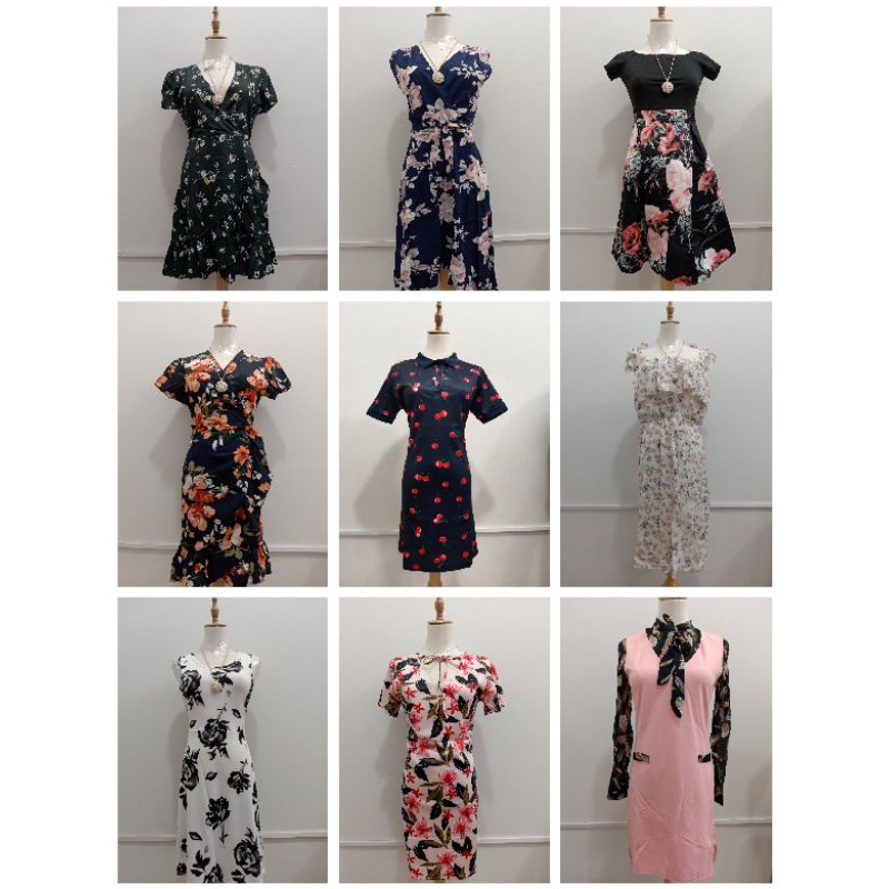 Tiffany" SALE ASSORTED DRESS (Fit to large) | Shopee Philippines