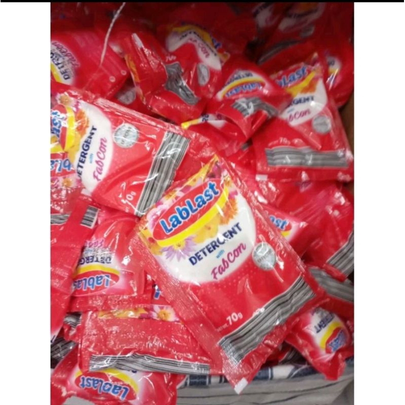 Lablast Detergent Powder (10PCS * 70g) | Shopee Philippines