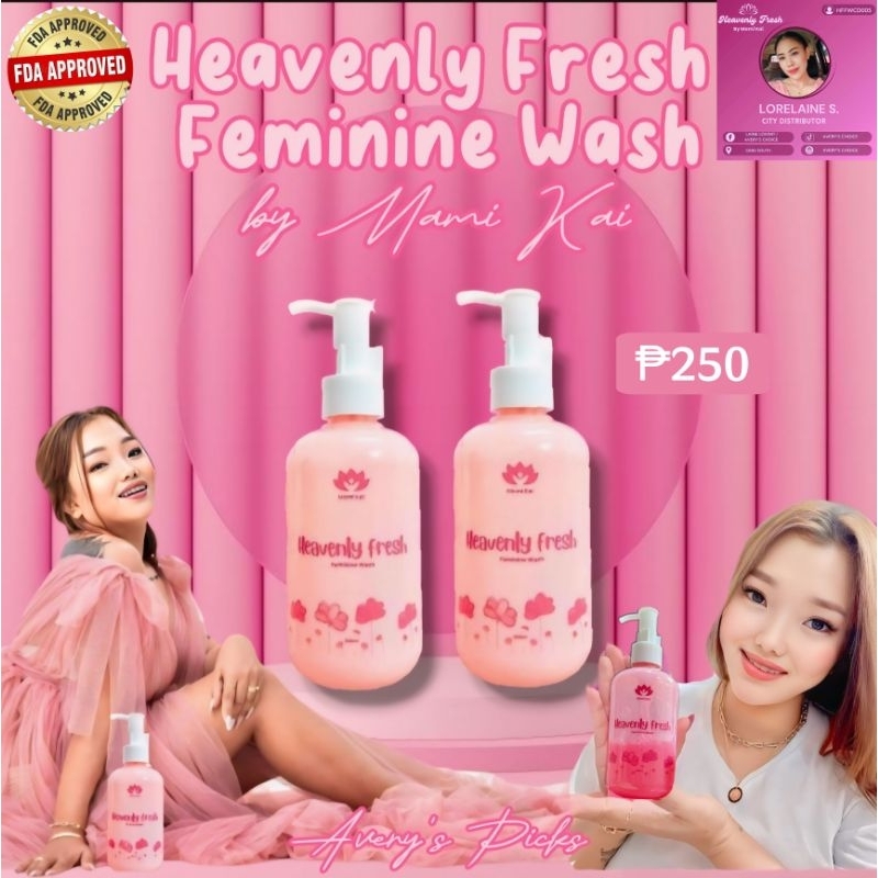 HEAVENLY FRESH FEMININE WASH BY MAMI KAI 250ML (BEST PARTNER WITH ...