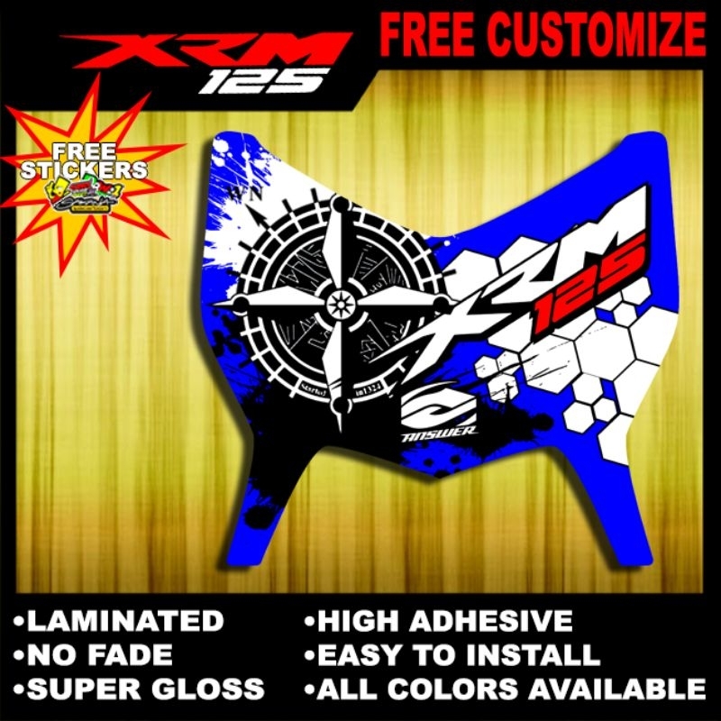 Xrm125 cowling sticker decals | Shopee Philippines