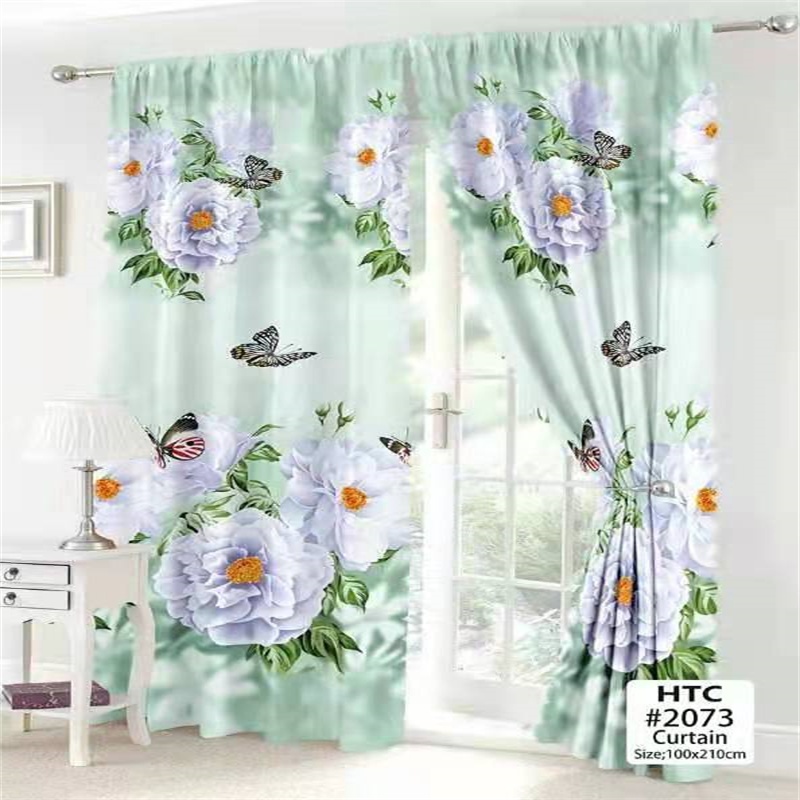 98K New Design 100x210CM Curtain For Window Kurtina Door Curtain Lace ...