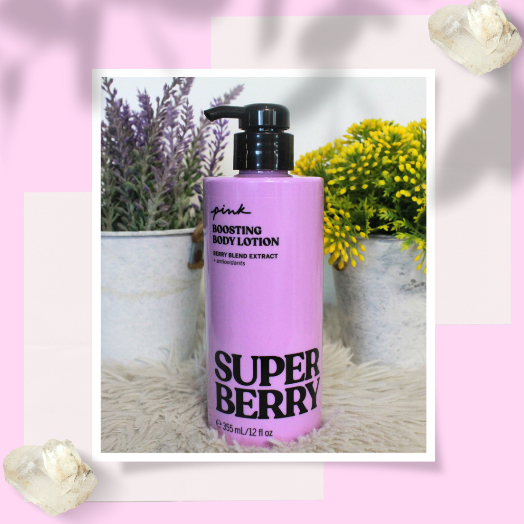 VICTORIA'S SECRET PINK SUPER BERRY BOOSTING BODY LOTION 355ml | Shopee ...
