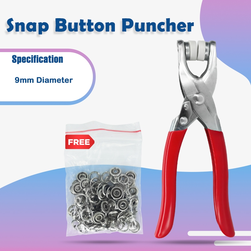 Snap Button Bundle Kit Snap Button Plier and Snap Button Grommet Set ...