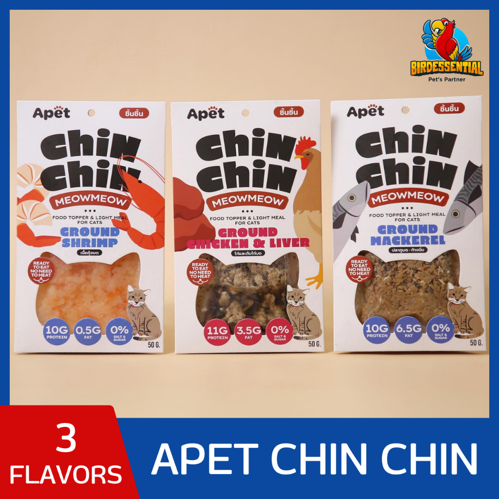 Apet Chin Chin - Food Topper and Light Meal for Cats (50g) | Shopee ...