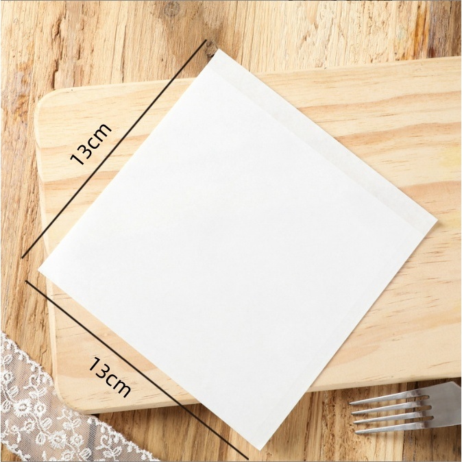 100pcs Kraft Paper Sandwich Donuts Bag Disposable Snack Pancake ...