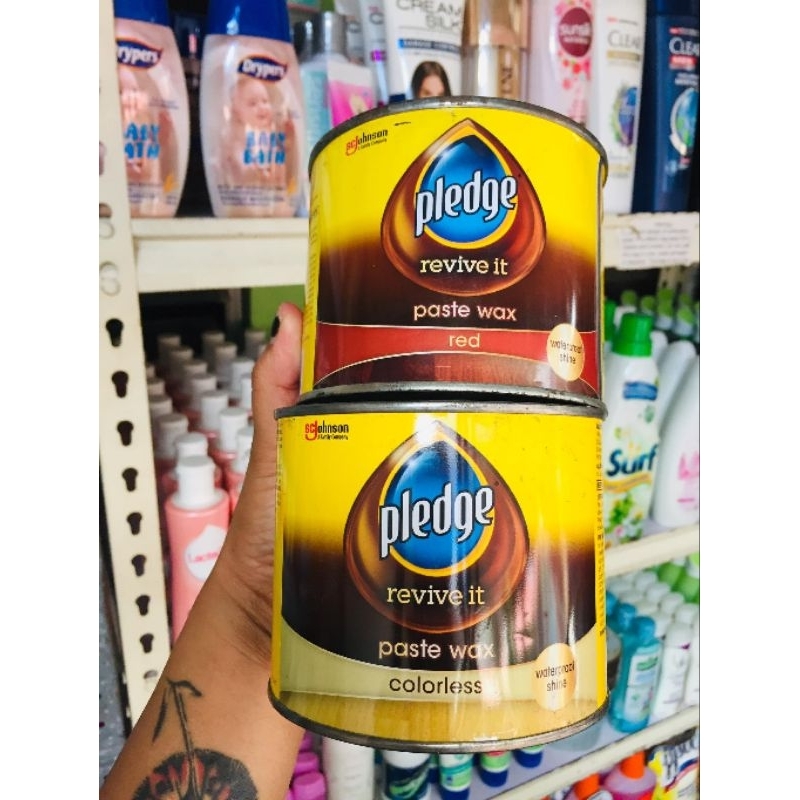 pledge floorwax red big 450g | Shopee Philippines