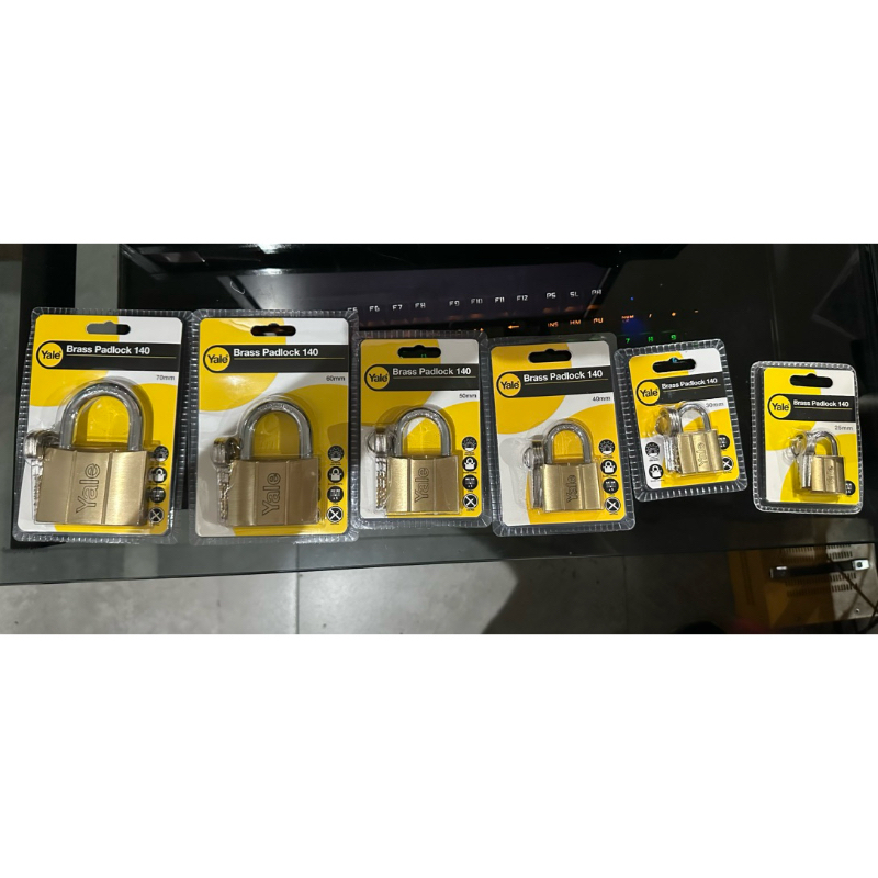 YALE BRASS PADLOCK 140 ORIGINAL | Shopee Philippines