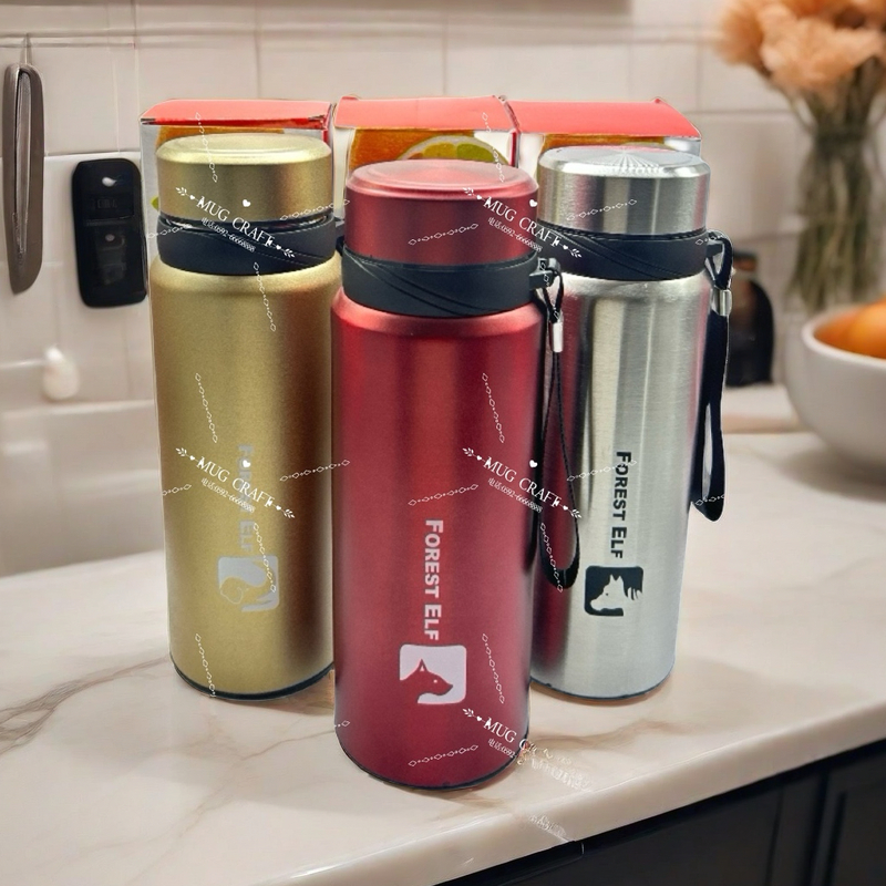 New Fashion Forest Elf Vacuum Flask 750ML With Handle and Stainer ...