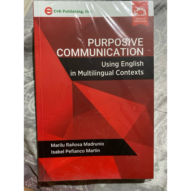 Purposive Communication using English in Multilingual Context by Marily Ranisa Madrunio | Shopee ...
