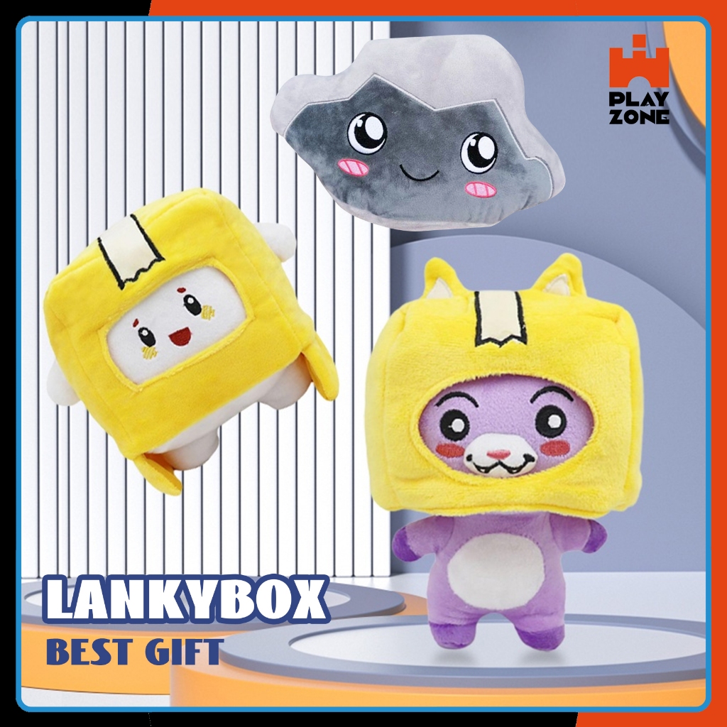 Lankybox Game Figure Boxy/Foxy/Rocky Removable Cartoon Robot Soft Toy ...