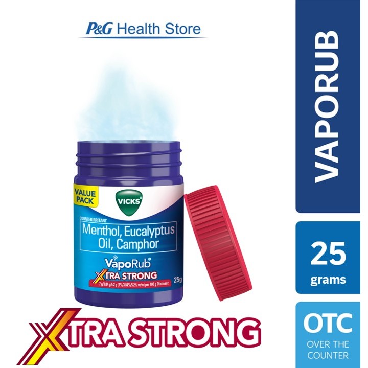 Vicks Vaporub Xtra Strong 25g | Shopee Philippines