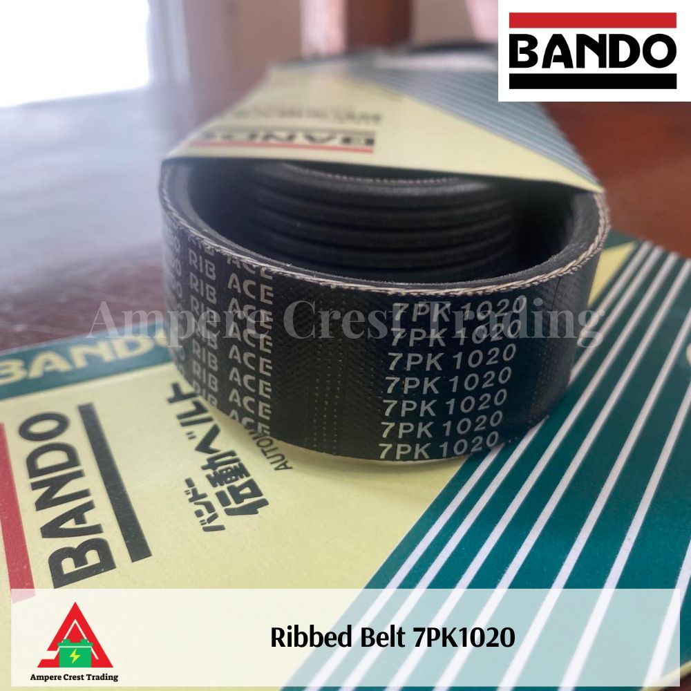 Bando Ribbed Belt 7PK-1020 for Isuzu D-Max / MU-X 4JJ1-TC 4JJ1-TCX 3.0L 7PK1020 8981323670 ...