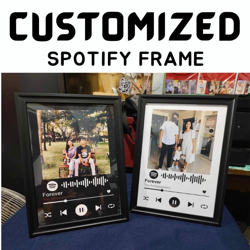 Customized Spotify Frame with Scannable Spotify Code | Shopee Philippines