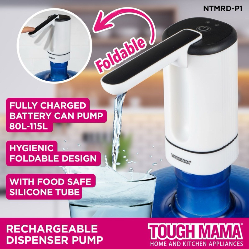 Tough Mama Rechargeable Dispenser Pump Foldable Automatic Wireless ...