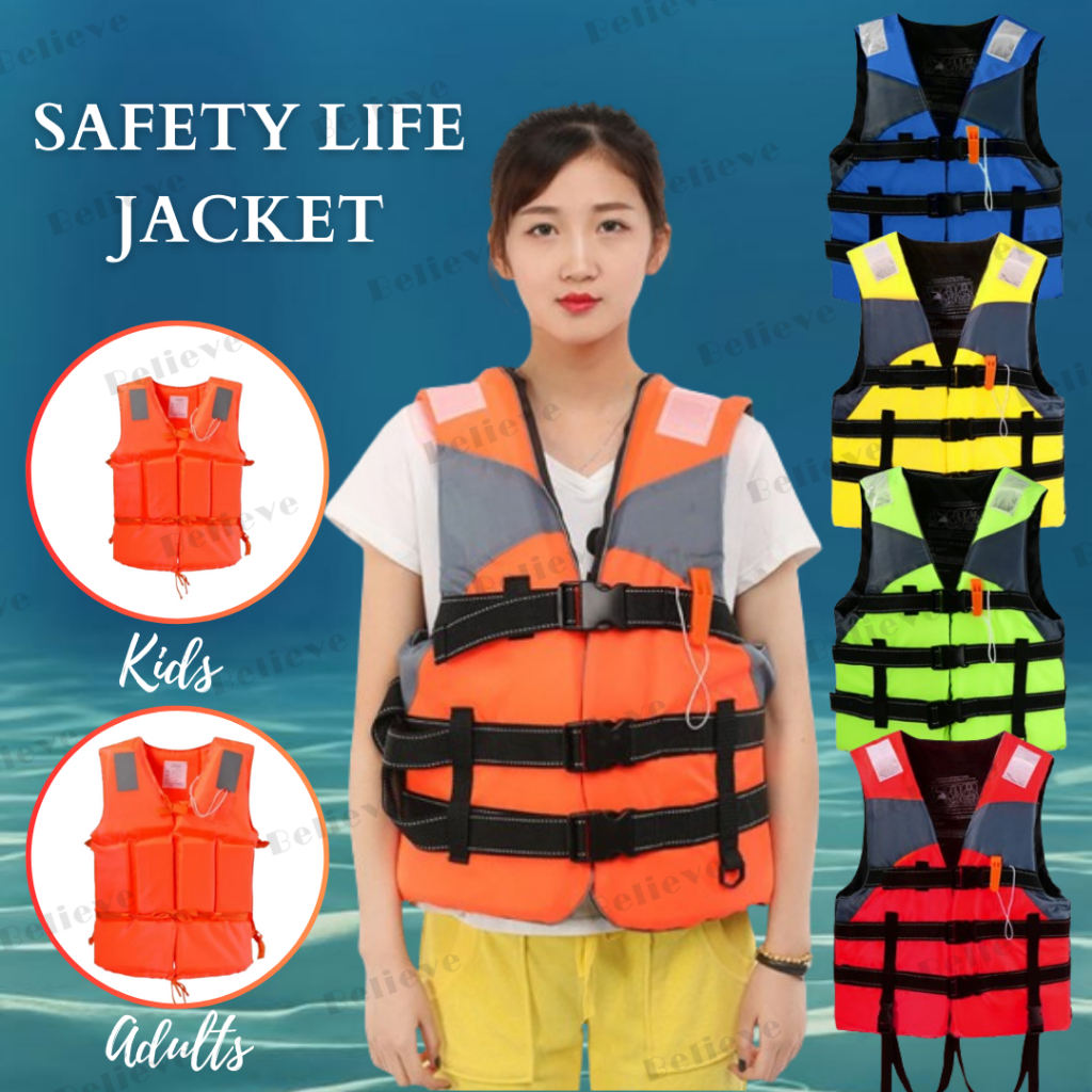 Safety Life jackets life vest high buoyancy safety vest orange jacket ...