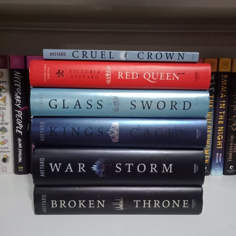 SET: The Red Queen Collection Series + Cruel Crown (6 Books, Hardcover ...
