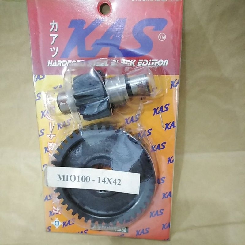 RACING GEAR 14 X 42 ORIG KAS BRAND FOR YAMAHA MIO | Shopee Philippines