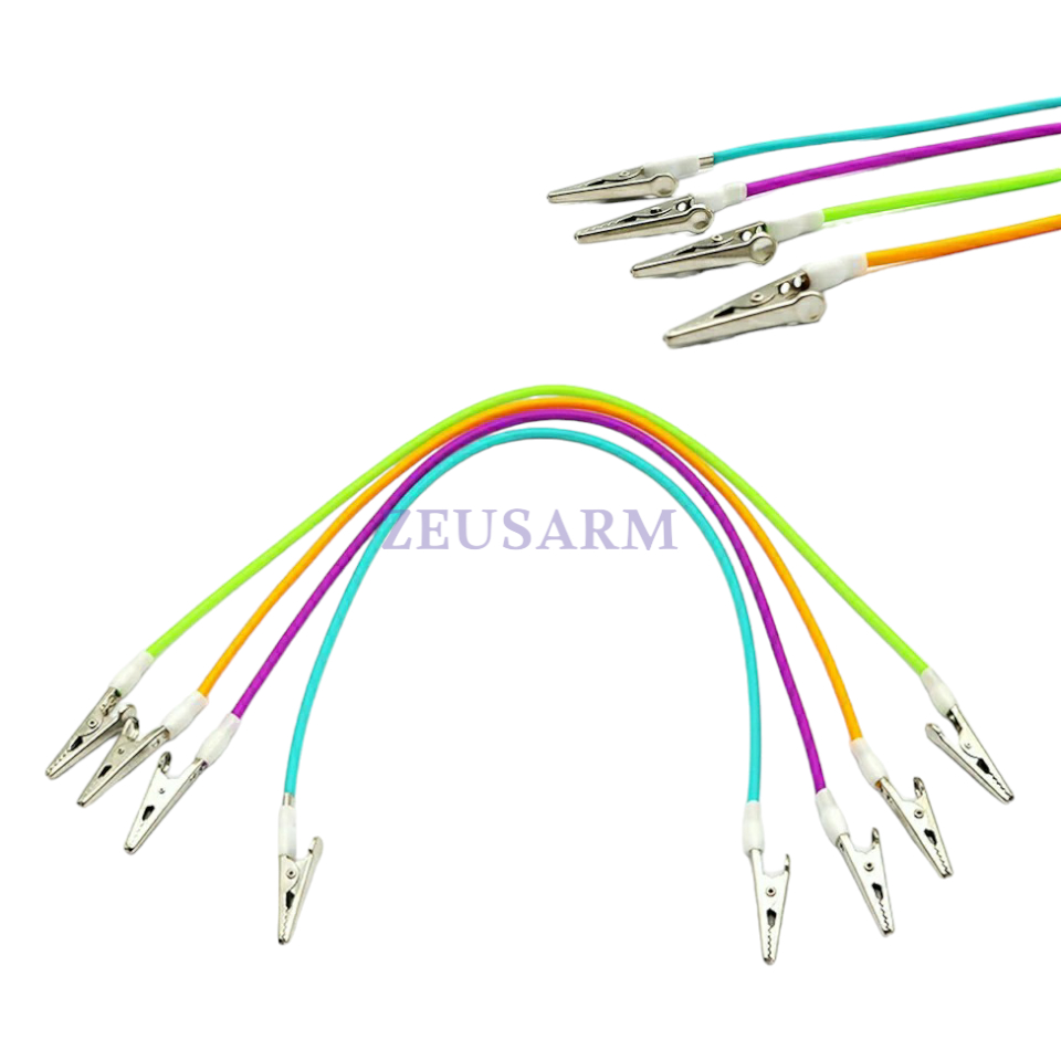 Dental colorful bib clips napkin holder with silicone cord and spring ...