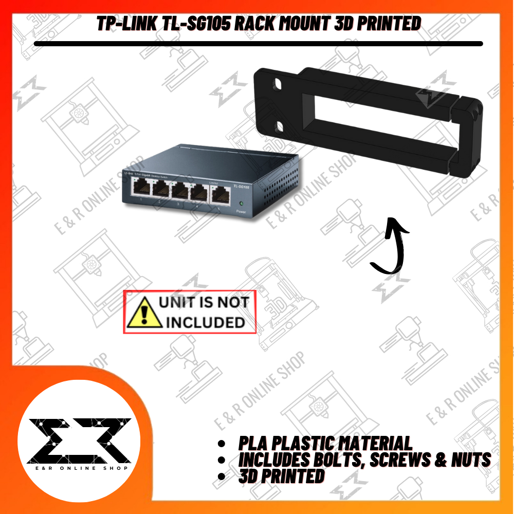 TP-L1NK TL-SG105 Rack Mount 3D Printed | Shopee Philippines