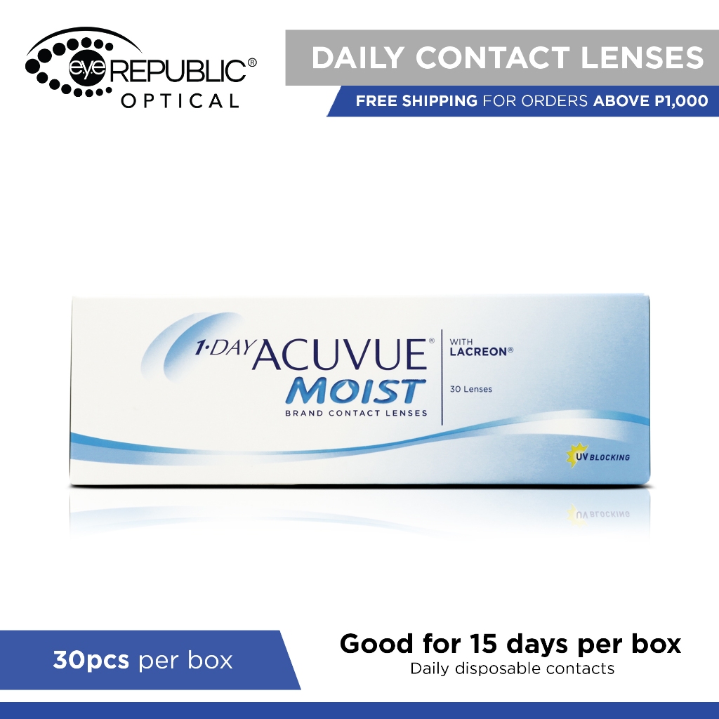 Acuvue Moist Clear Disposable Daily Contact Lenses (30pcs/box) | EYE ...