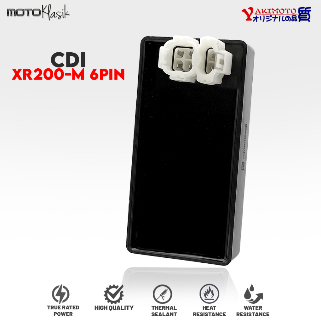 YAKIMOTO CDI FOR HONDA XR200 6 PINS STOCK SIZE CAPACITOR DISCHARGE ...