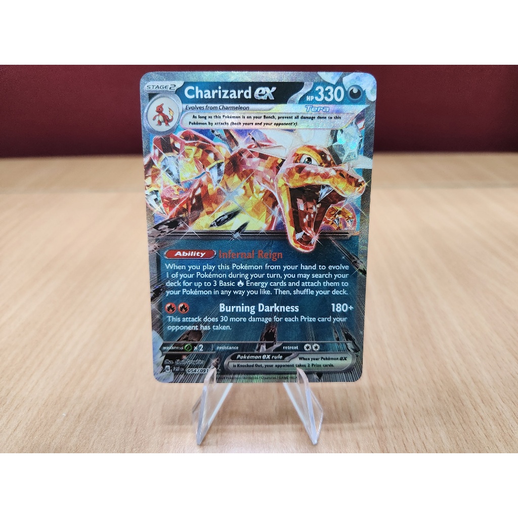 Charizard EX - 54/91 - Double Rare Scarlet and Violet - Pokemon Card ...