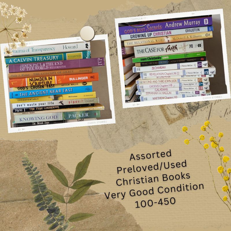 Christian Books, Assorted Preloved/Used Christian Books #5 (Very Good ...