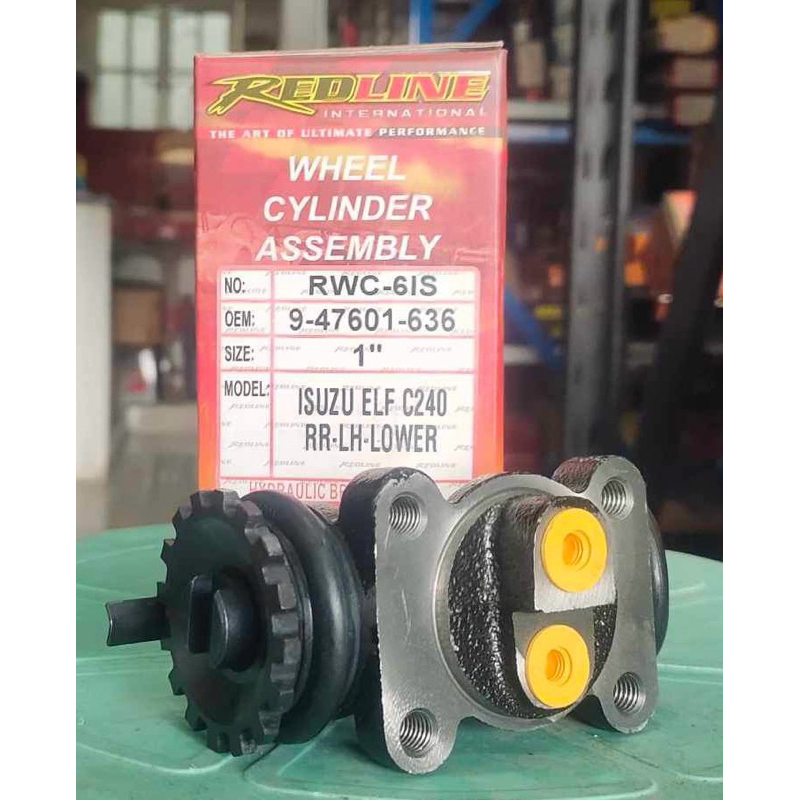 WHEEL CYLINDER RWC-6IS ISUZU ELF C240 1" REAR LH-LOWER REDLINE 9-47601 ...