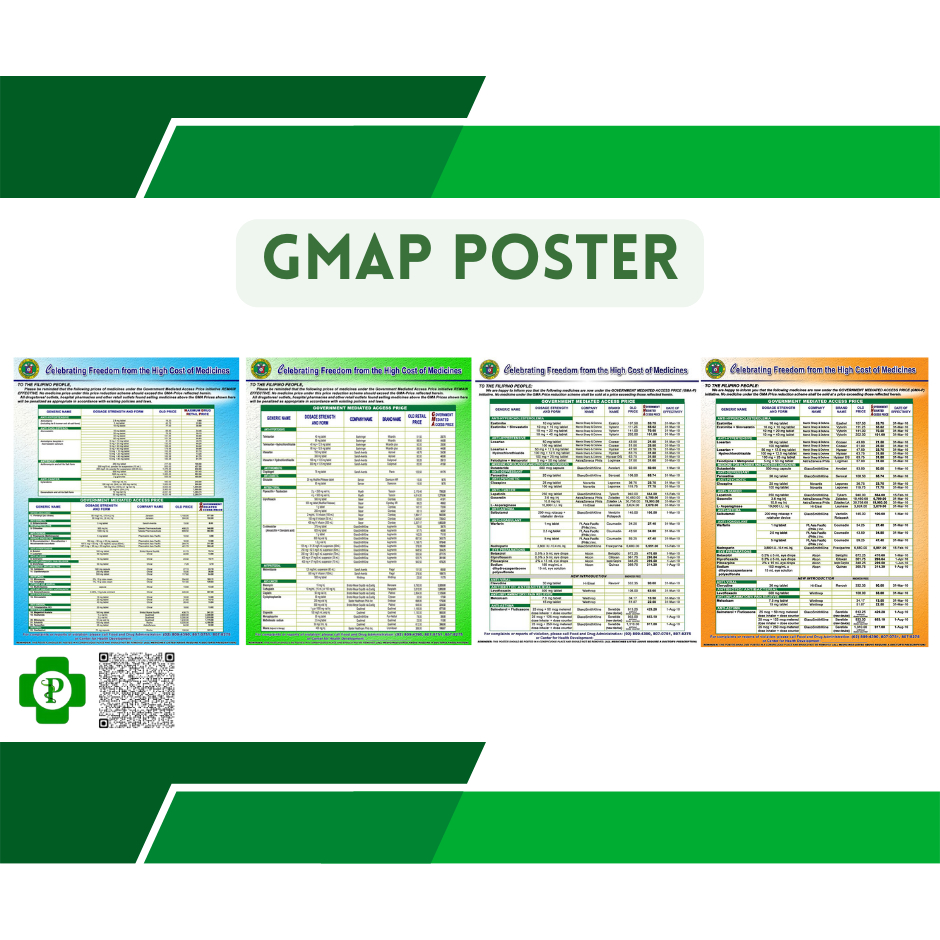 GMAP - Generic Mediated Access Price (LAMINATED) | Shopee Philippines