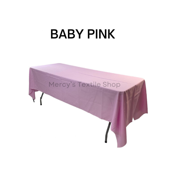 TableCloth Plain Katrina US Fabric Rectangular Topper Solid Catering ...