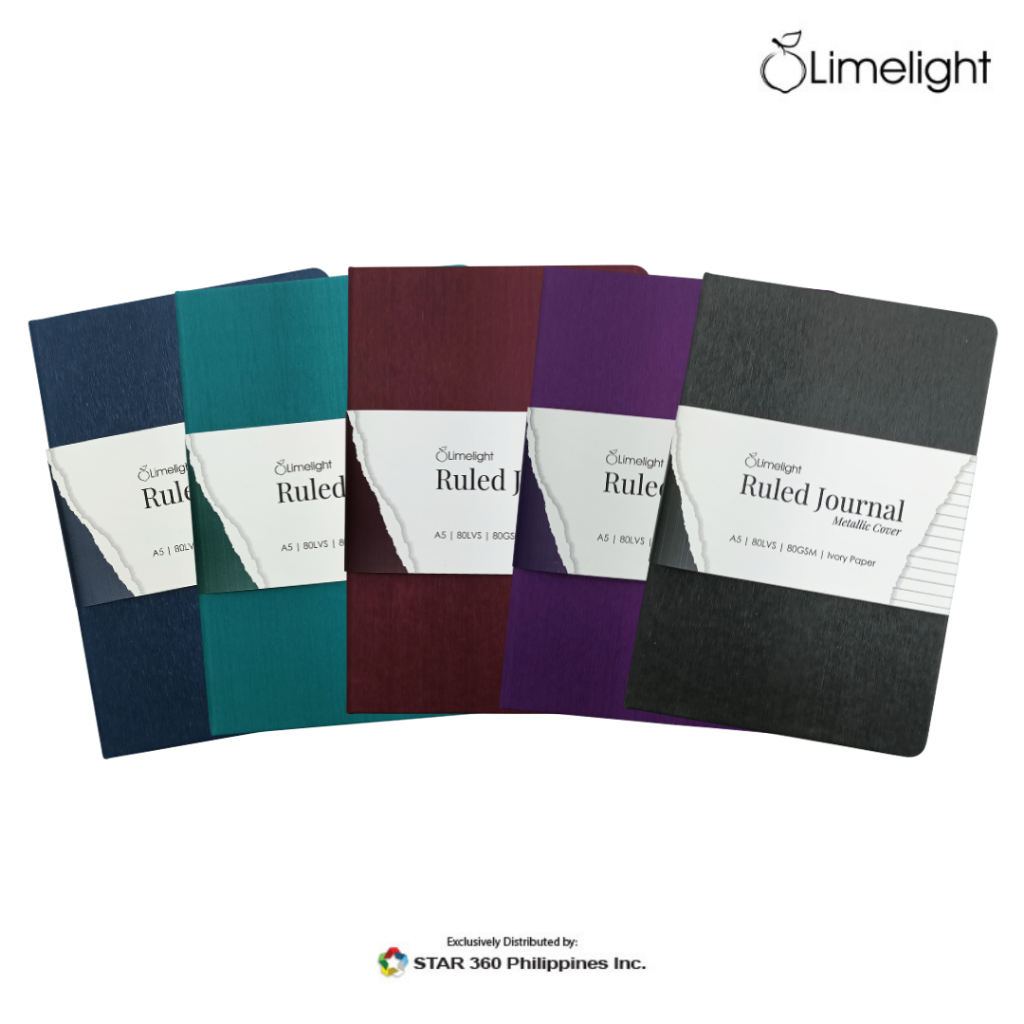 Limelight A5 Hardbound Ruled Journal (Metallic) | Shopee Philippines