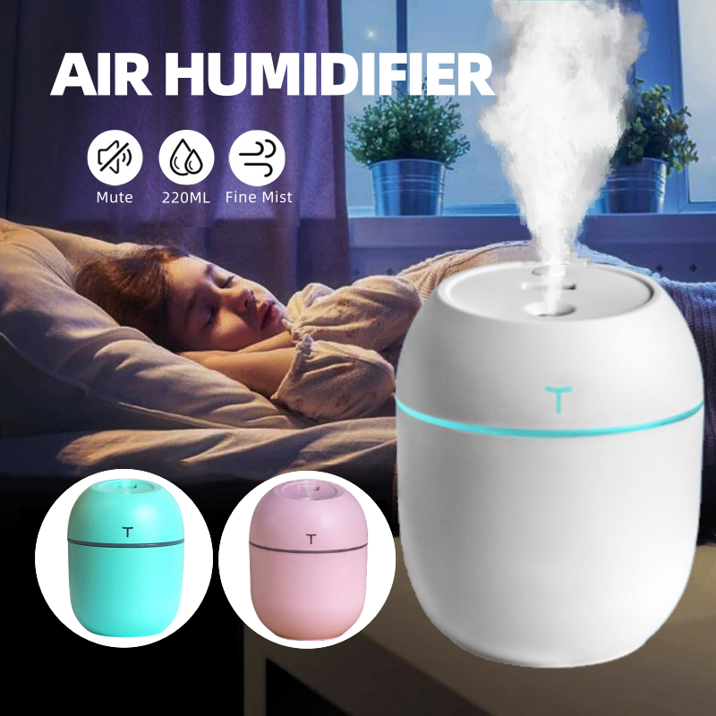 220ml Air Purifier Air Humidifier Mini Portable Humidifier for Room ...