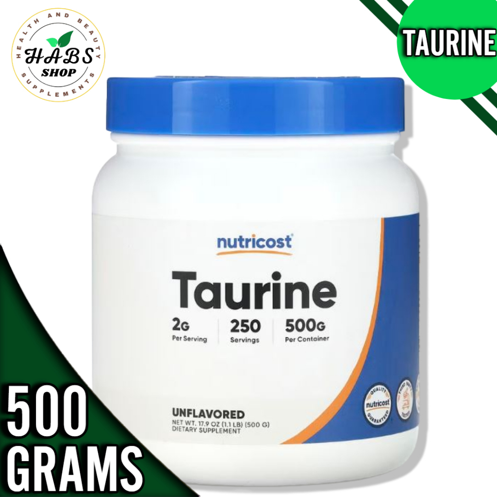 Nutricost, Taurine, Unflavored, 17.9 oz (500 g) | Shopee Philippines