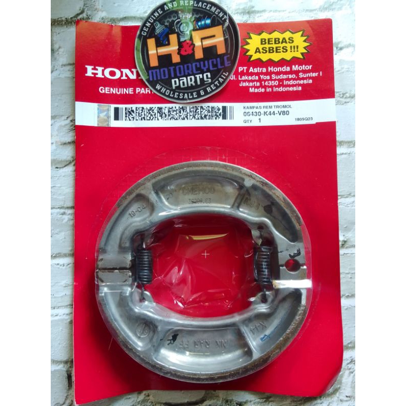 Genuine Brake Shoe Honda Click,Beat,PCX,ADV,Airblade | Shopee Philippines