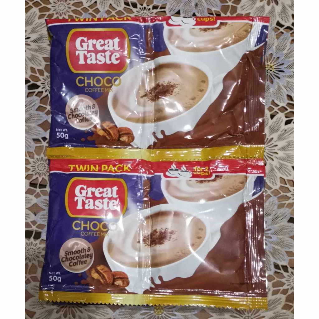 Great Taste Choco Coffee Mix Twin Pack (10s x 50g ) | Shopee Philippines