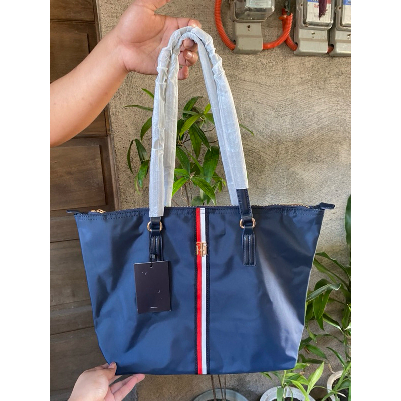 TH Poppy Line Tote Bag ( actual photo ) | Shopee Philippines