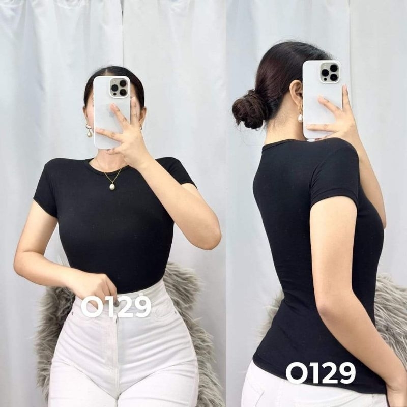 Basic Double Lining Top ( ASH ) | Shopee Philippines