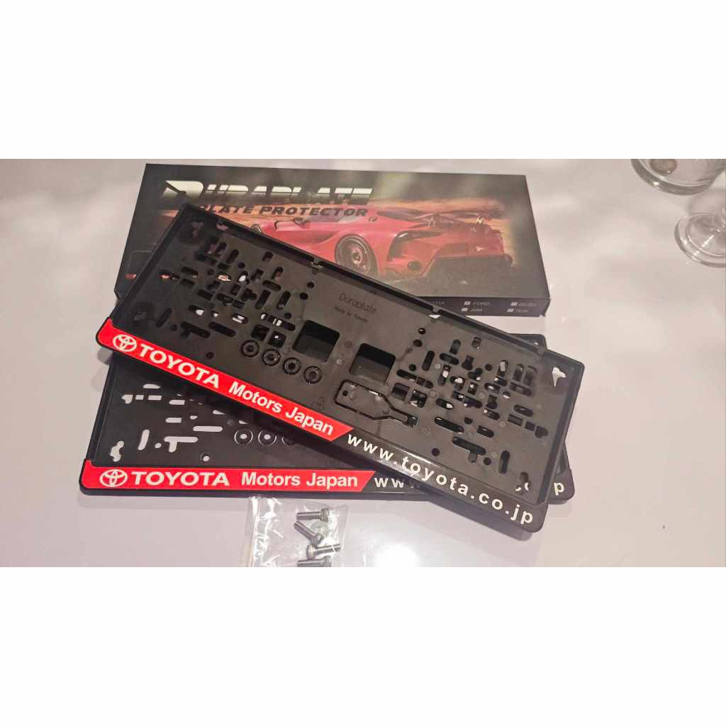 TOYOTA JDM Duraplate Plate Cover | Shopee Philippines