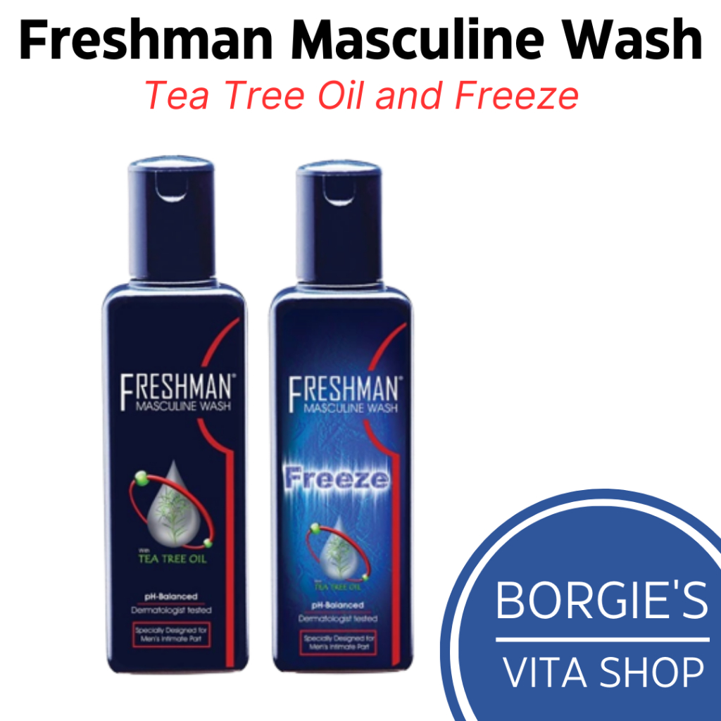 Freshman Masculine Wash pH Balanced Dermatologist Tested in Tea Tree ...