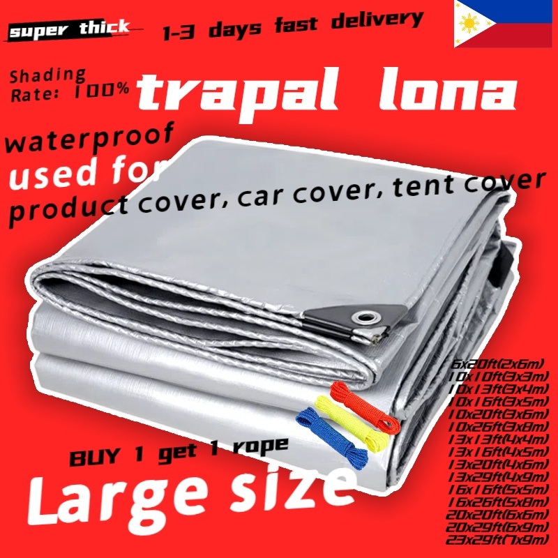 16x26ft trapal waterproof lona tent tarpaulin roof cloth tarp makapal ...