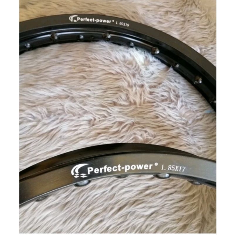 PERFECT POWER ALLOY RIM 17-19 / 16-19 BLACK | Shopee Philippines