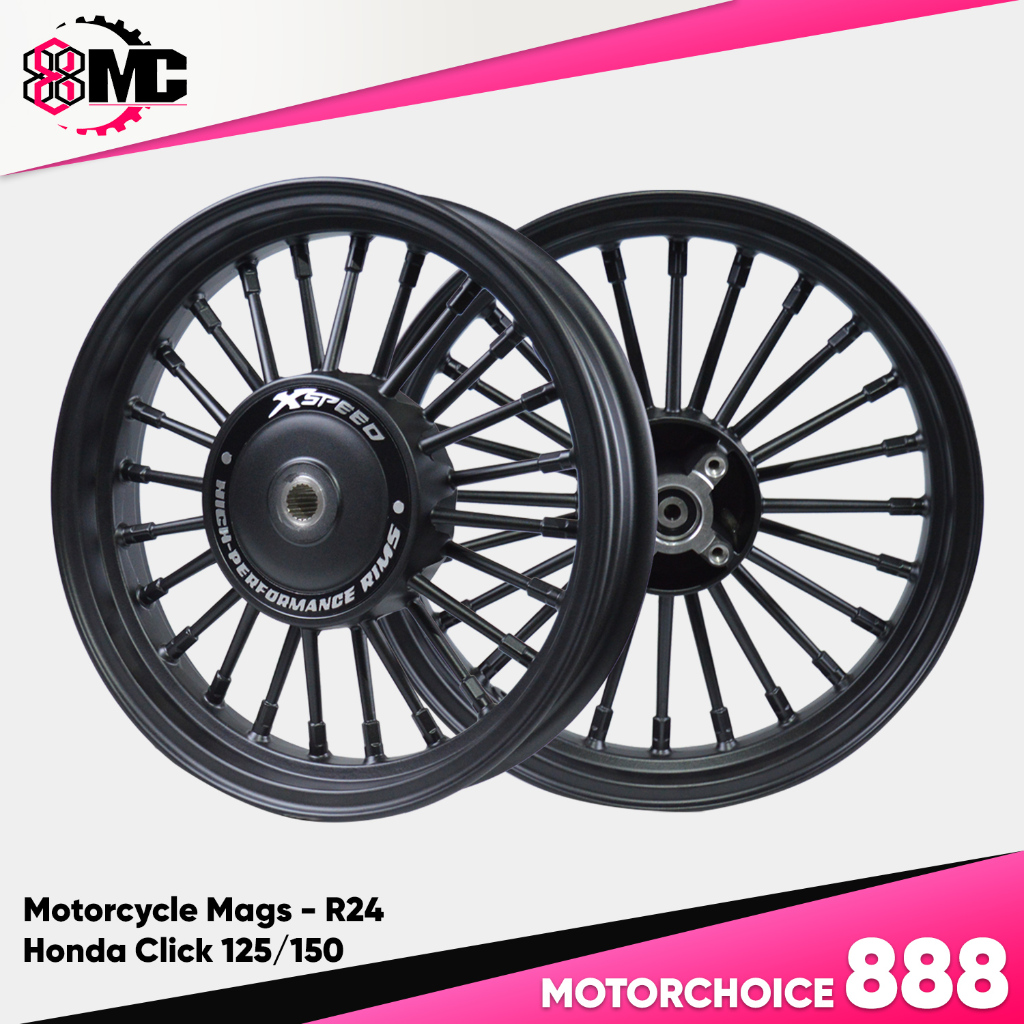 XSPEED MAGS R24 HONDA CLICK 125 / 150 4 Holes | Shopee Philippines