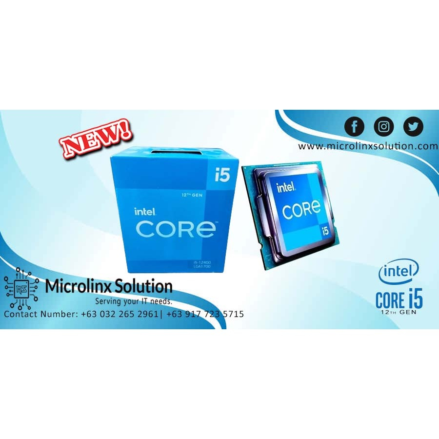 Intel Core i5-12400 12th Gen LGA 1700 18MB Processor | Shopee Philippines
