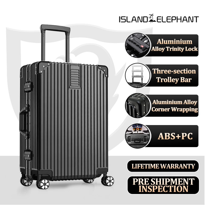 ISLAND ELEPHANT Aluminum Luggage Travel Bag Suitcase Hand Carry Luggage ...