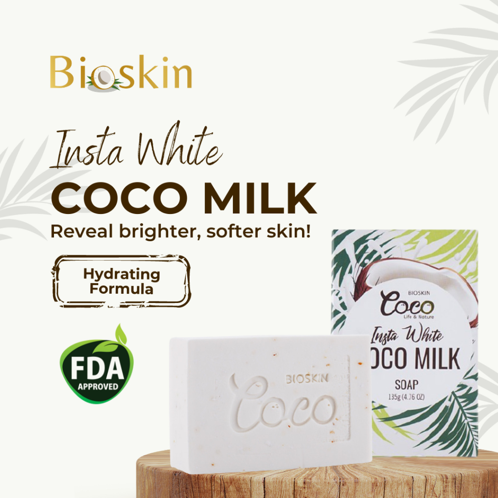 Bioskin Coco Insta White Coco Milk Whitening Soap | Shopee Philippines